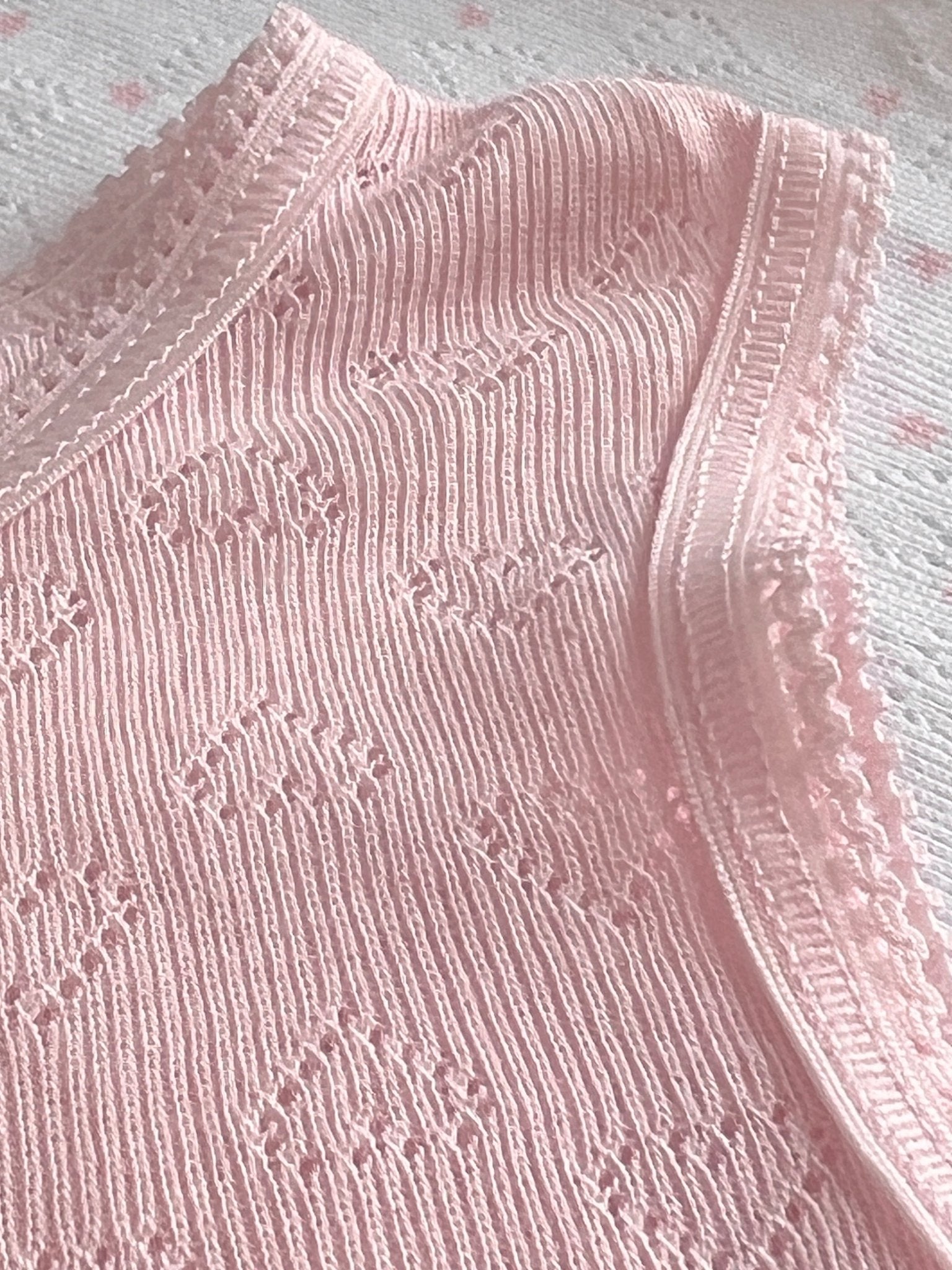 Pack of 2 Girl’s pointelle tank top